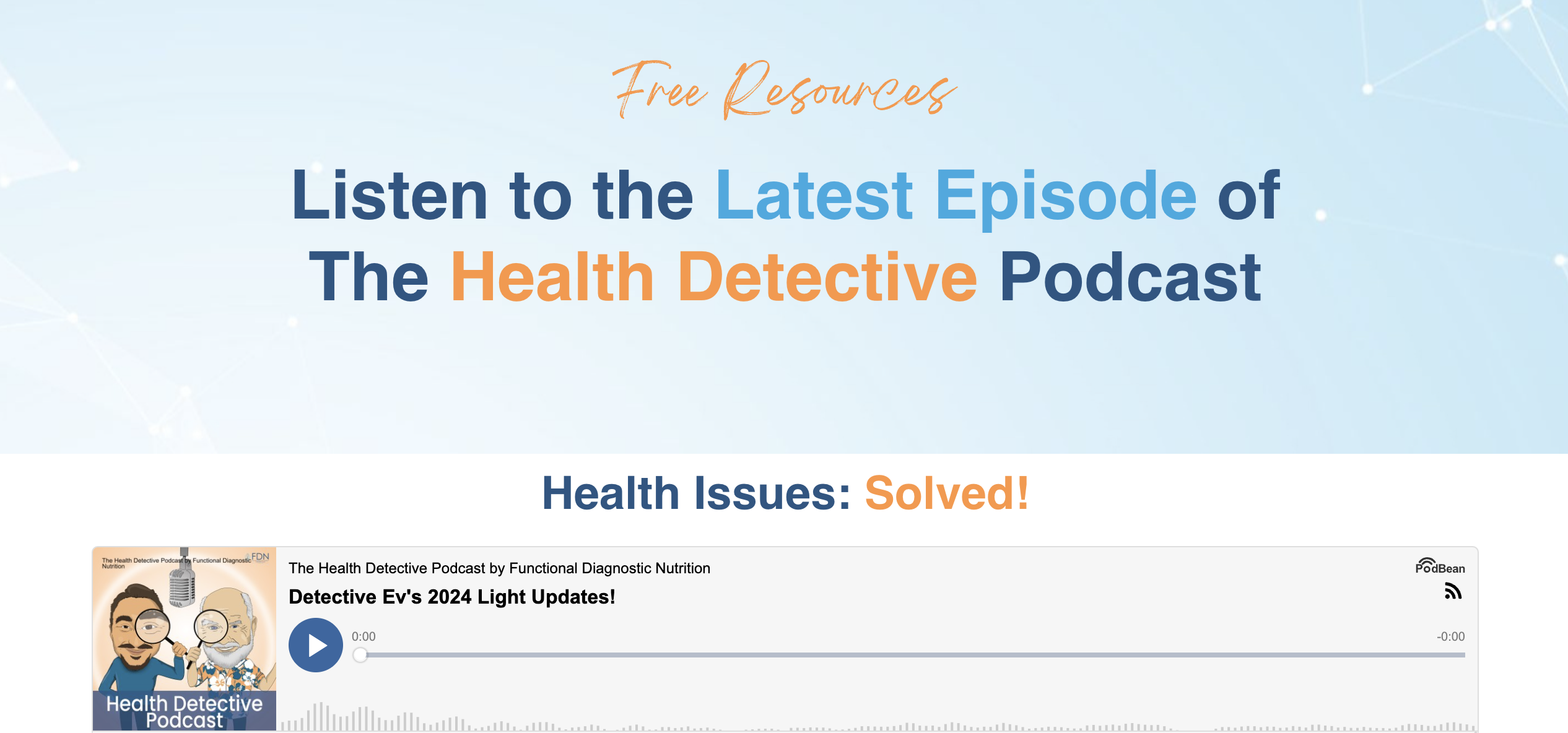 Health Detective Podcast | Functional Health & Wellness Podcast